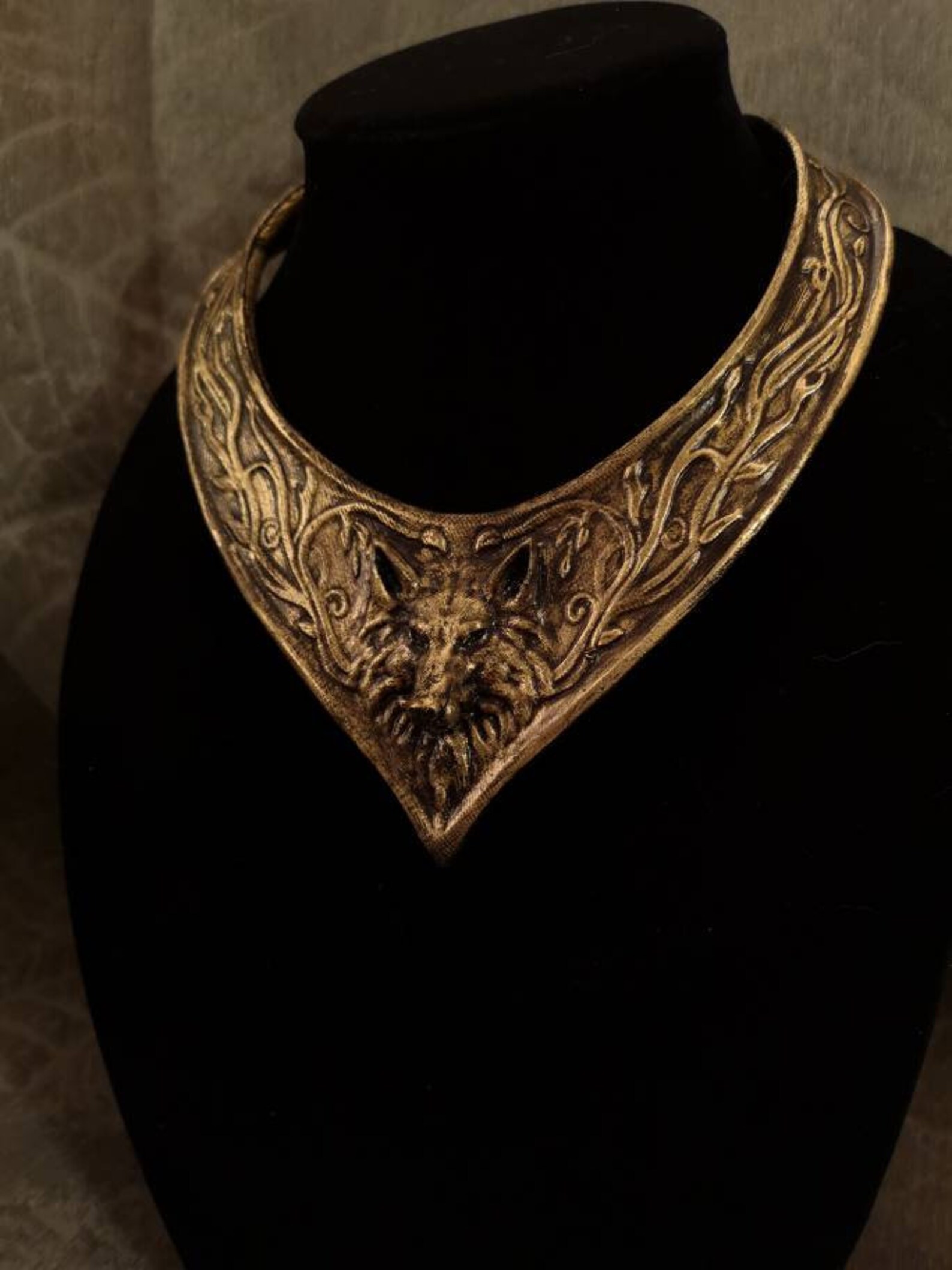 Sansa Stark Inspired Wolf Choker Necklace, PLA Plastic Print, Silver ...