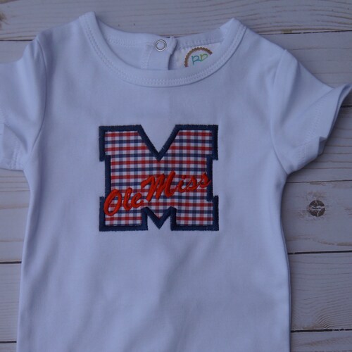 Mississippi Ole Miss Rebels Baby Bodysuit Dress Red | Etsy