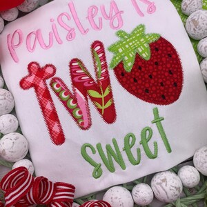 Berry Sweet Second Birthday Shirt Girl's Two Birthday Shirt Berry Sweet ...