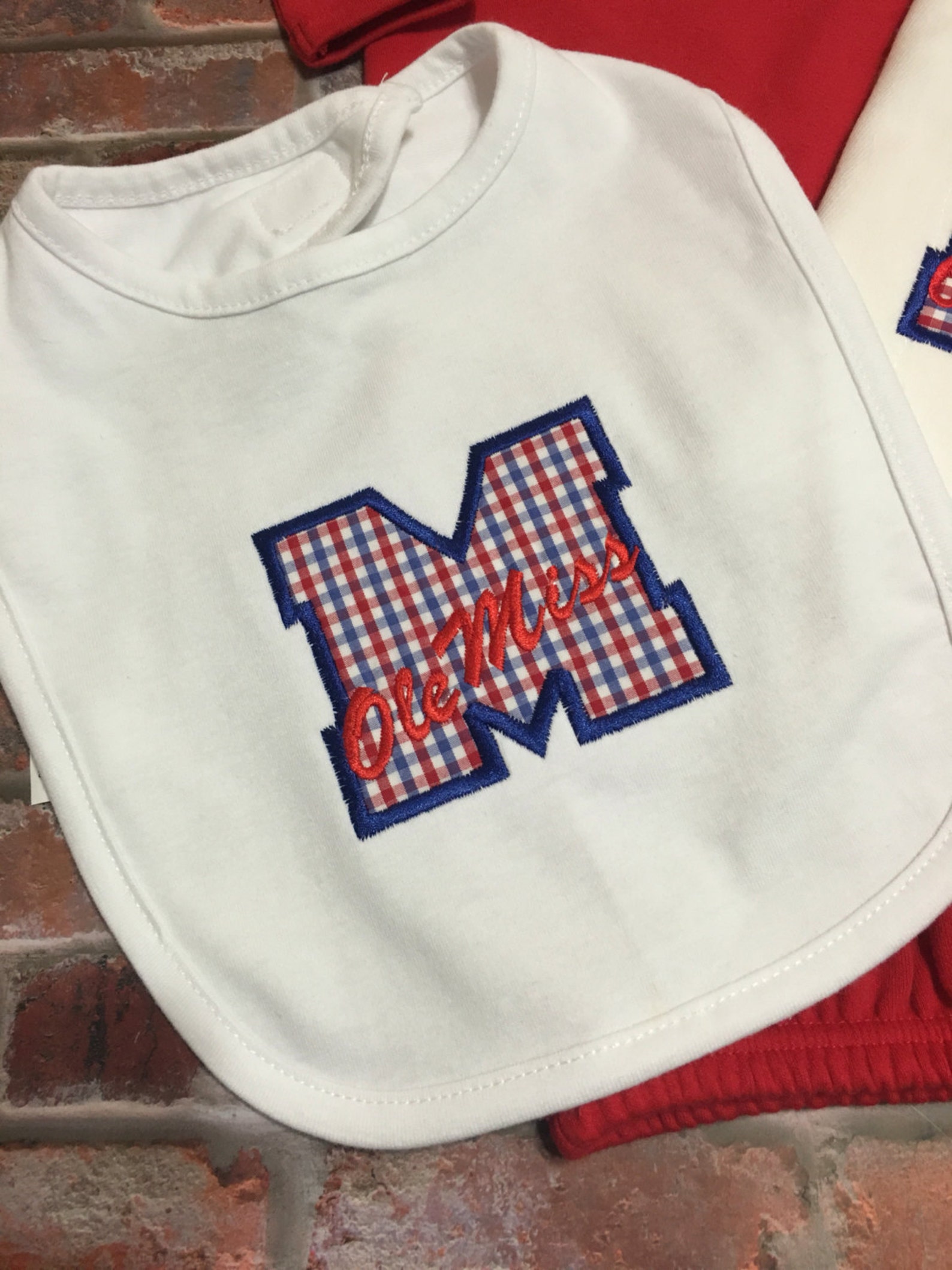 Ole Miss Rebels baby bibs Baby layette Ole Miss game day | Etsy