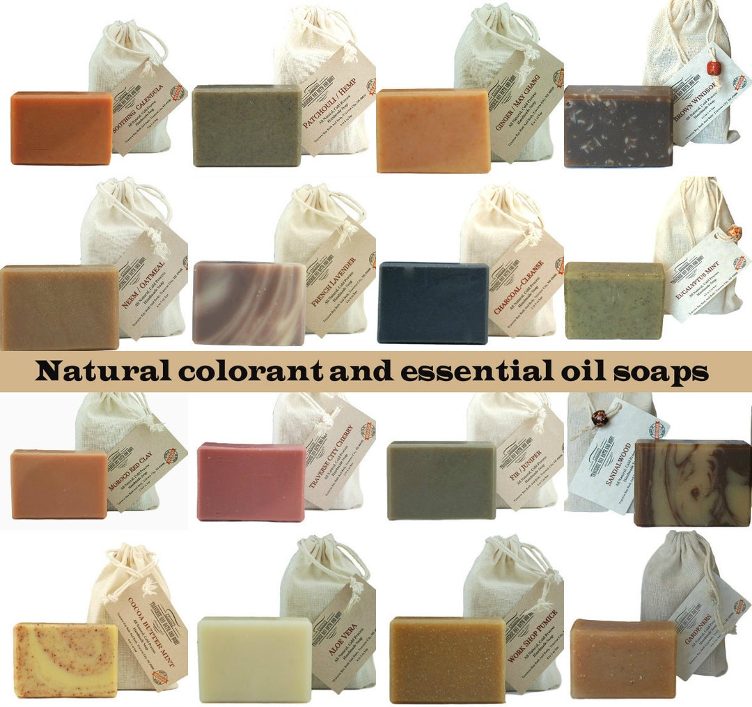 You Pick 4 Handmade Bar Soaps - All Natural Therapeutic Botanical Soaps ...