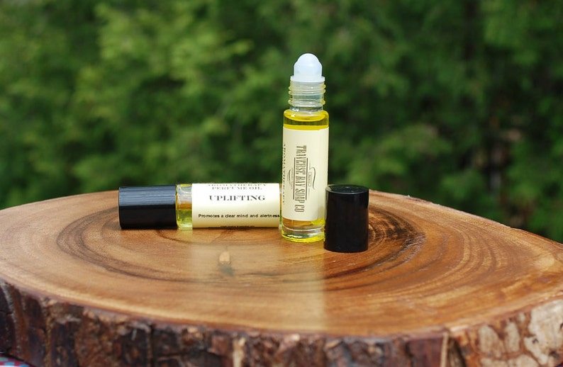 Uplifting Perfume Oil Essential Oils Bergamot Sweet Orange | Etsy