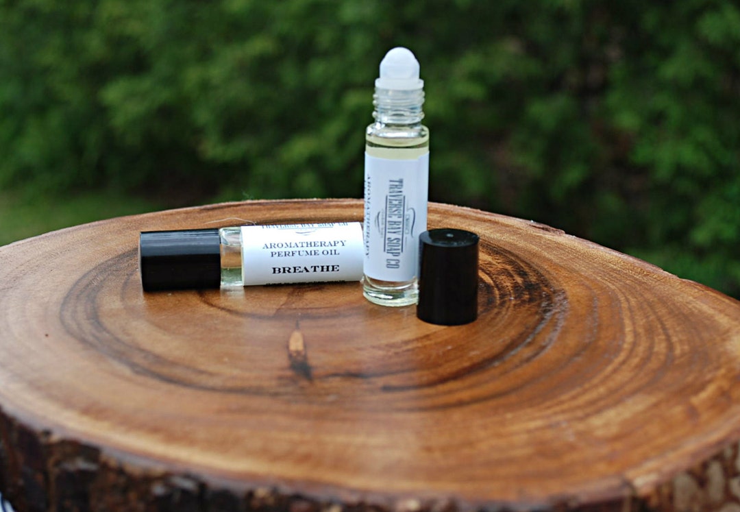Breathe Perfume Oil, Essential Oils, Sweet Basil, Rosemary, Laurel Leaf ...