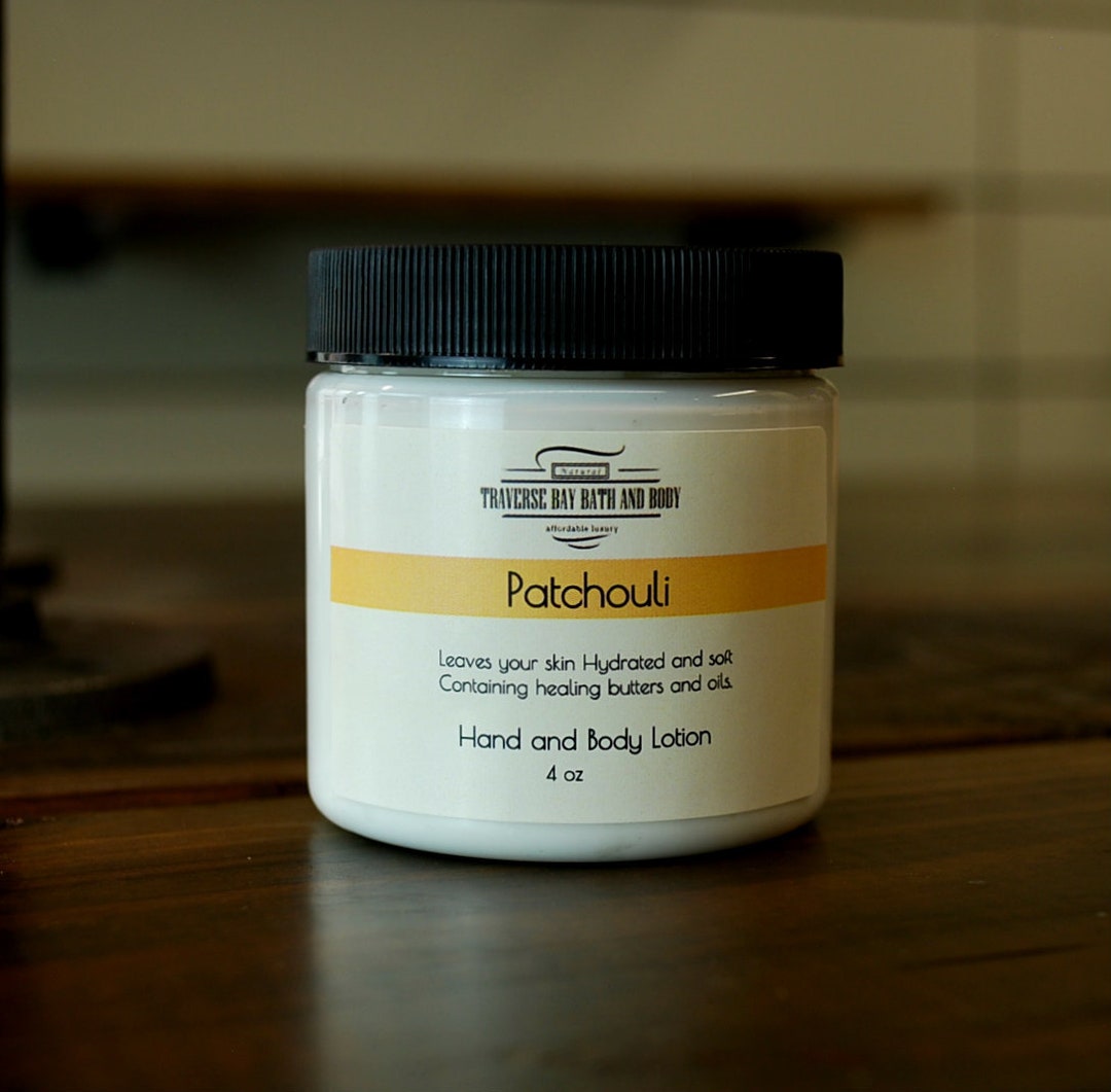 Patchouli Moisturizing Hand & Body Lotion - 4oz. Bedside Size. Earthy ...