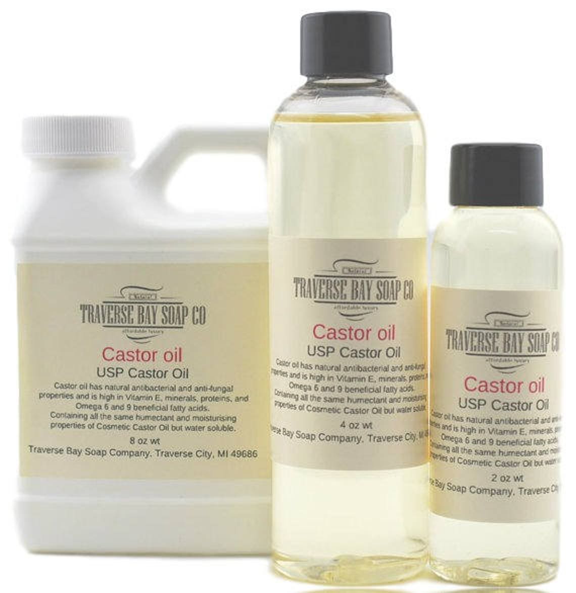 Castor Oil USP. 8 Oz Soap Making Lotion Creams Massage | Etsy