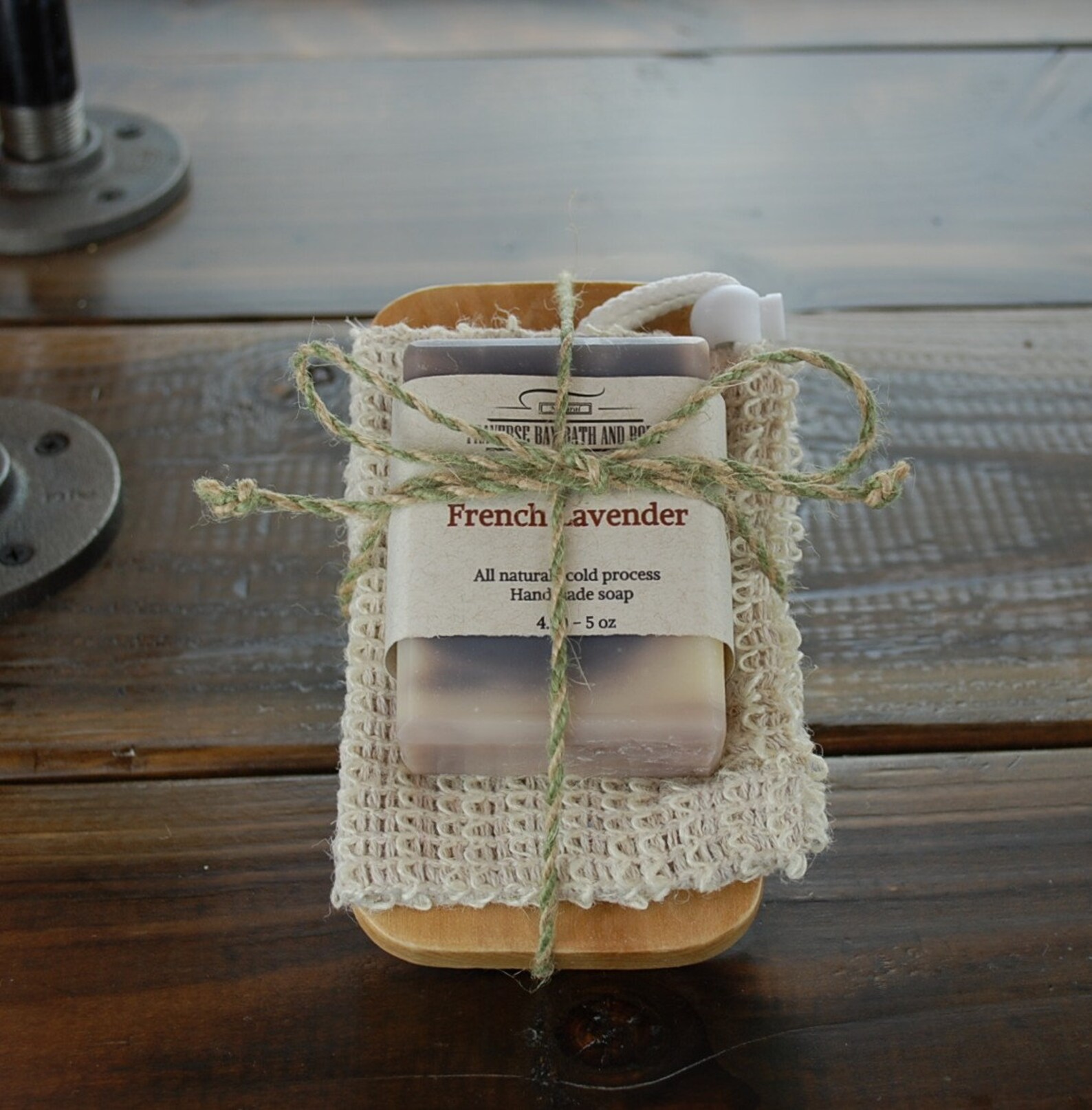 French Lavender All Natural Handmade Soap With Soap Dish and - Etsy