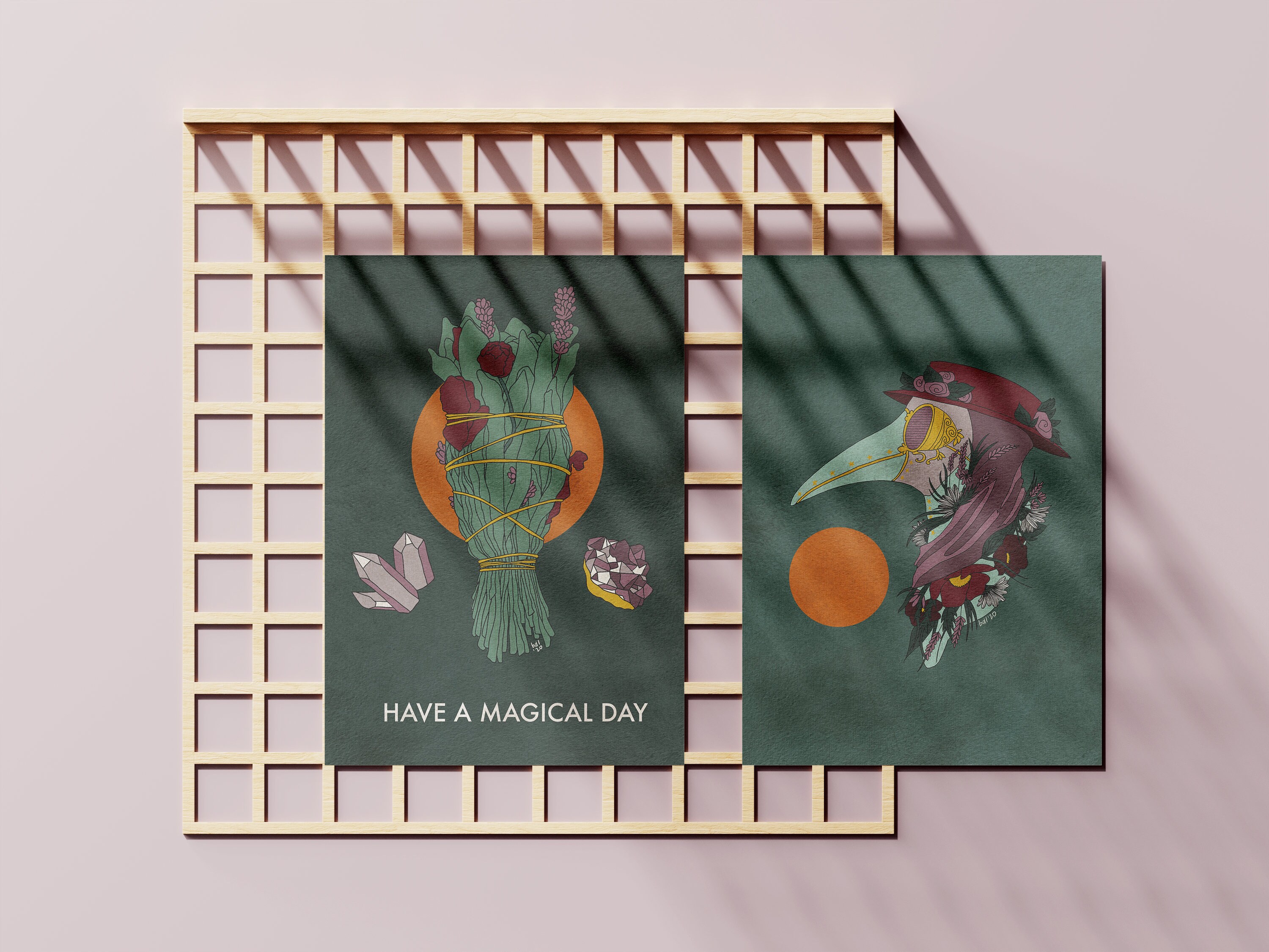 Magical Postcard Collection, Set of 4 or 8 Postcards | Art Postcard ...