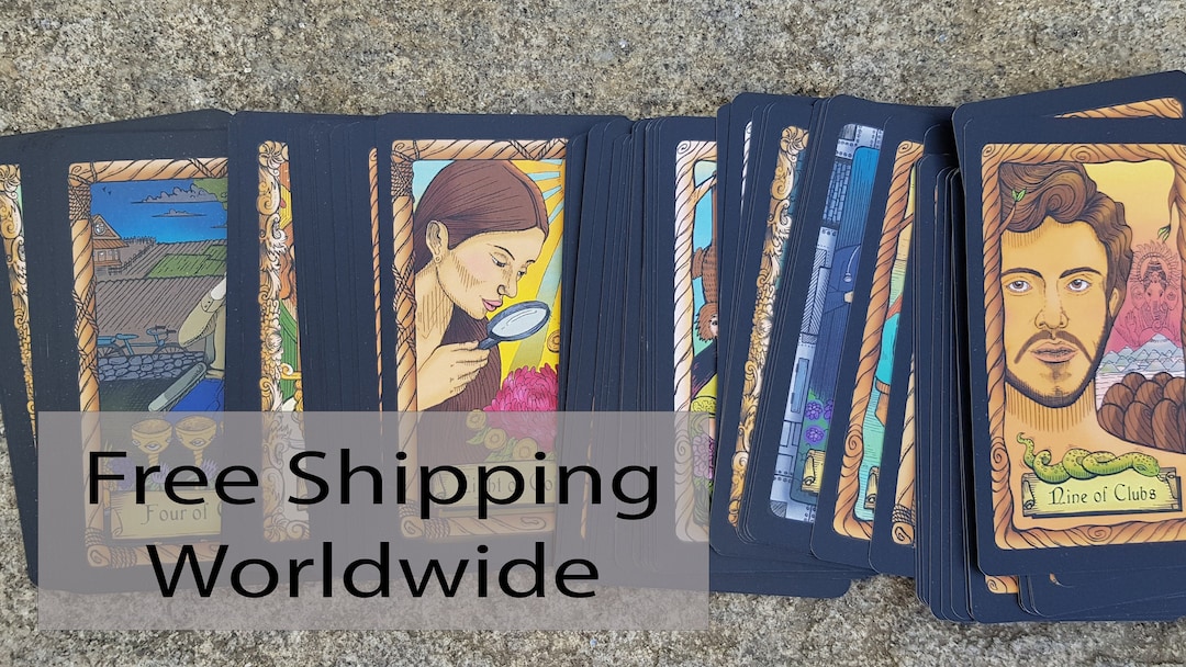 Unique Tarot Deck 78 Card Tarot Deck Beginning Tarot Deck Handmade ...