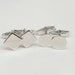 Cufflinks Findings Blanks Sterling Silver Rhodium Plated - Etsy