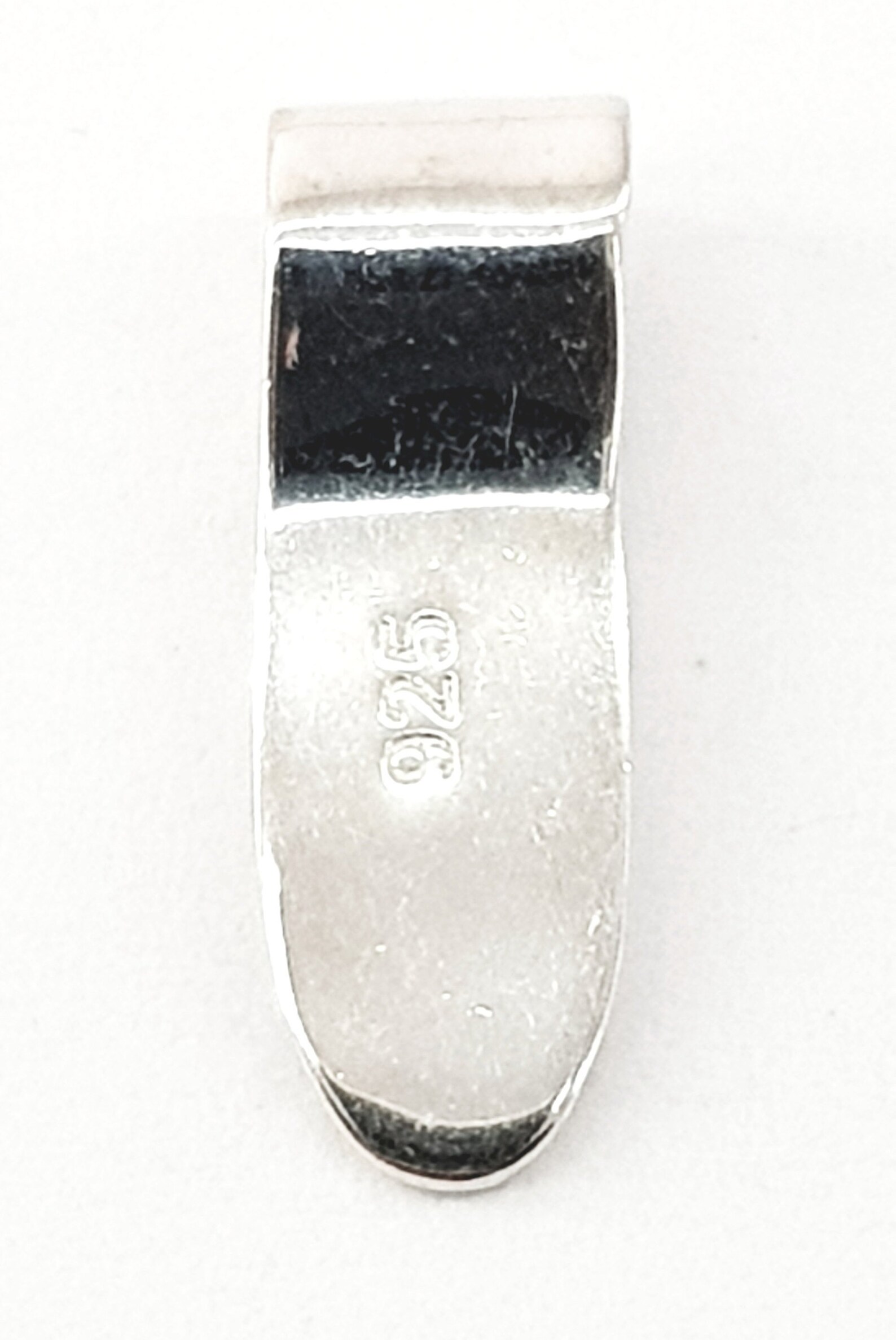 Sterling Silver 925 Pendant Bails, 5 Glue on Bails Roll Top, Tube Top ...