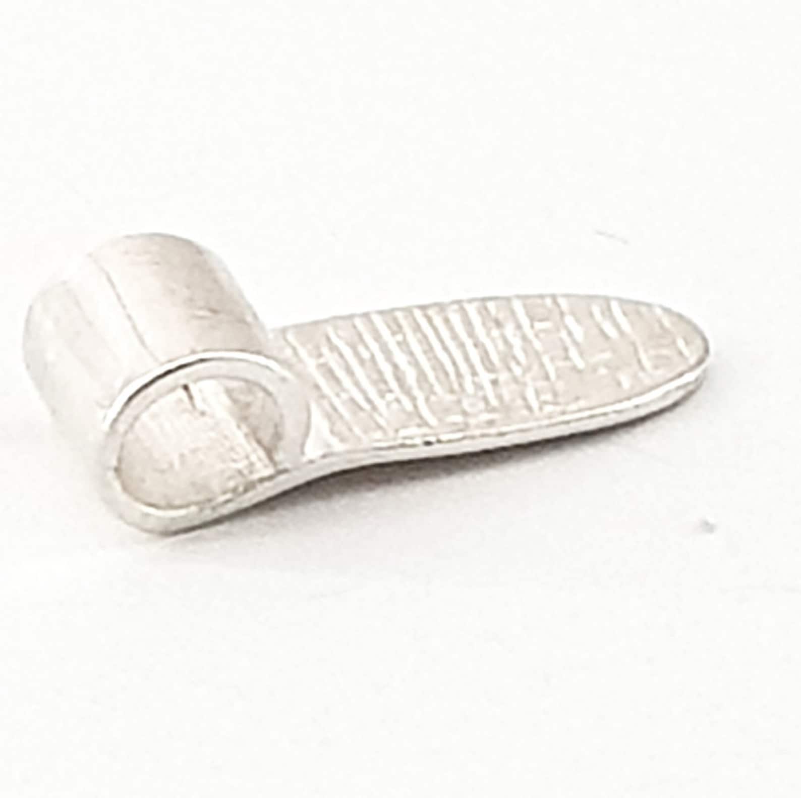 Sterling Silver 925 Pendant Bails, 5 Glue on Bails Roll Top, Tube Top ...
