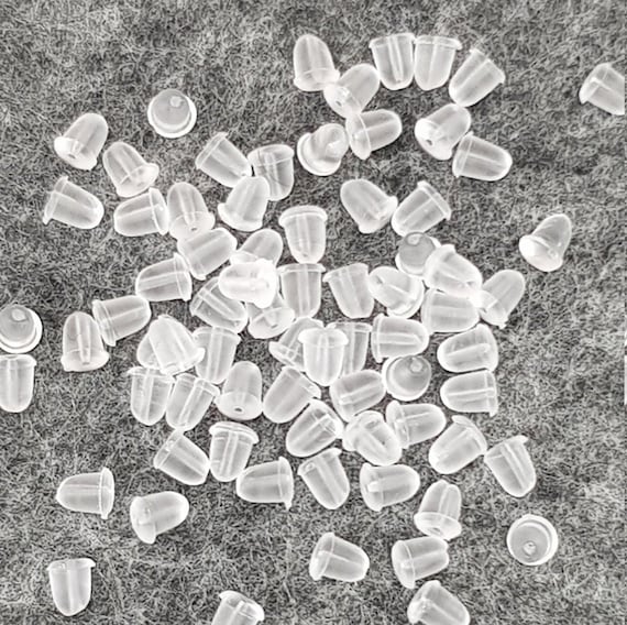 Rubber Earring Backs Plastic Stoppers Silicone - Etsy UK