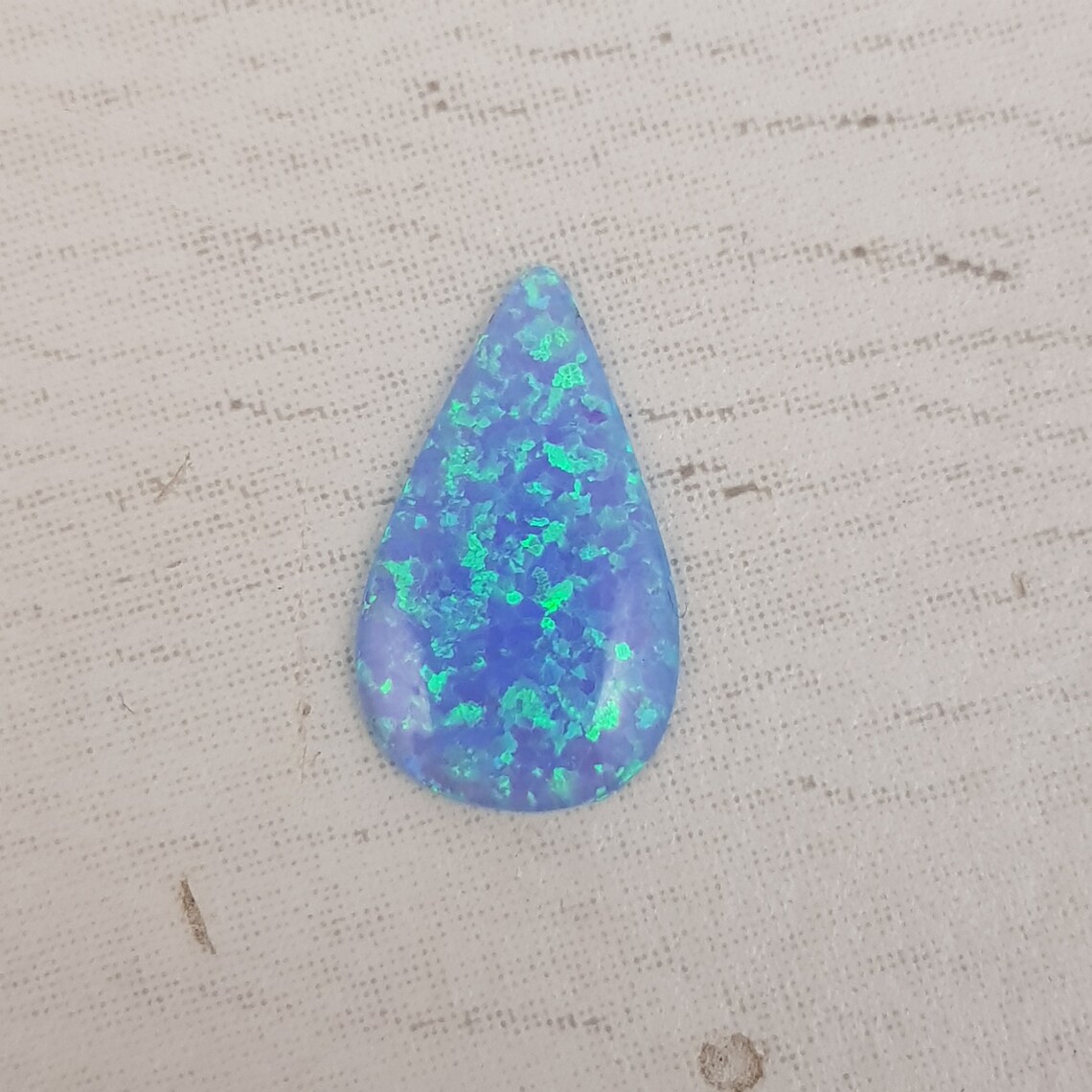 Light Blue Opal Teardrop Opal 18mm Japanese Synthetic Opal | Etsy