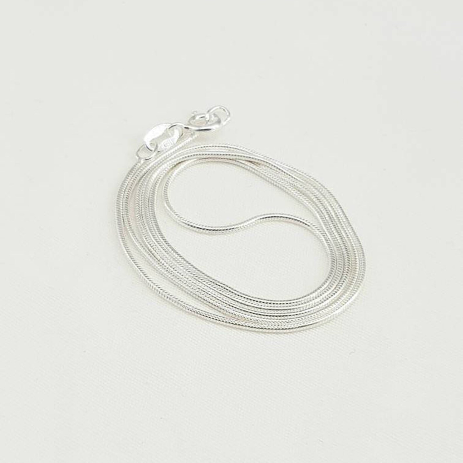 18 Inch Sterling Silver Snake Chain Wholesale | Etsy