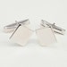 Cufflinks Findings Blanks Sterling Silver Rhodium Plated - Etsy