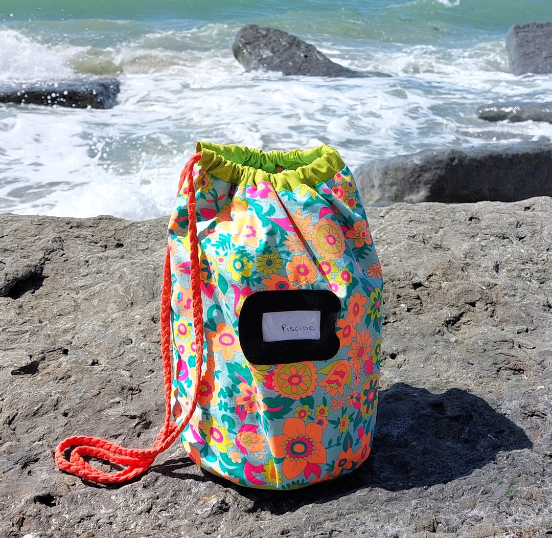 Swimming Pool Bag, Small Cotton Snack Bag, Hippie Style - Etsy