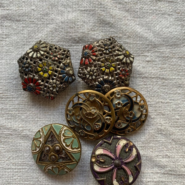 Antique Buttons - Etsy