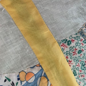 Set of two vintage patchwork shapes each approx 39cm | Etsy