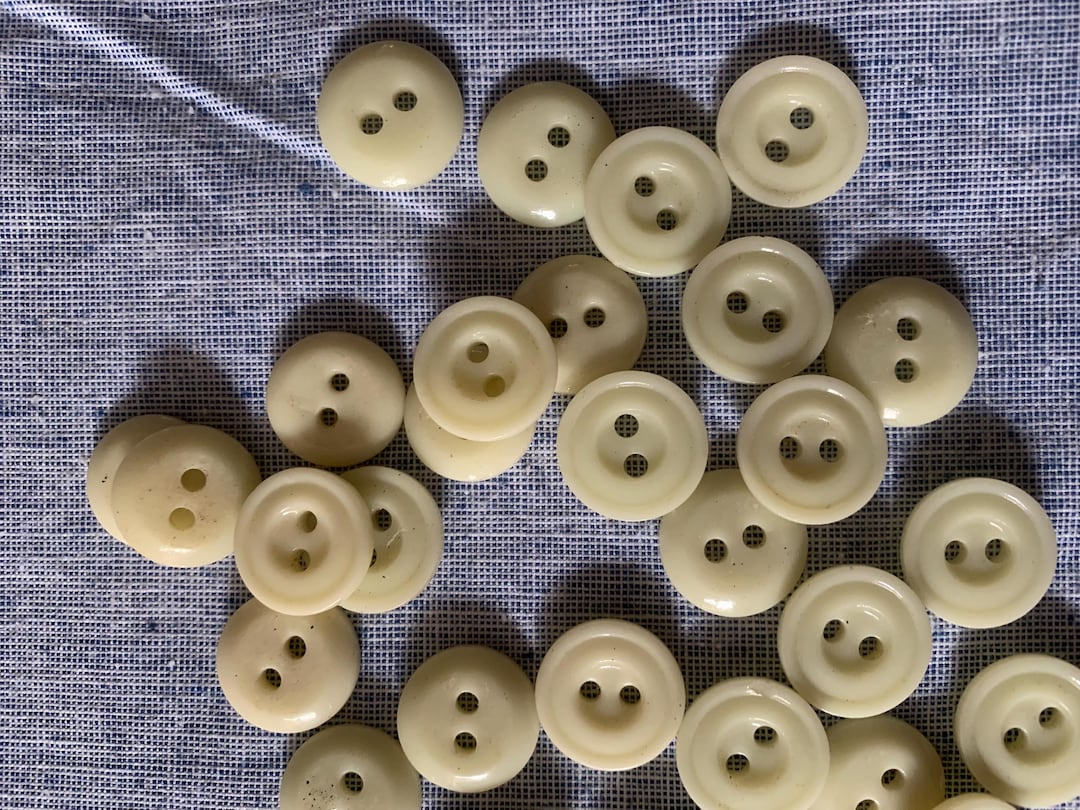 Vintage French Milk Glass Buttons , Craft Supplies, Sewing - Etsy