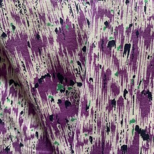 Vintage French Abstract Design Fabric , 245cm Length, Dressmaking ...