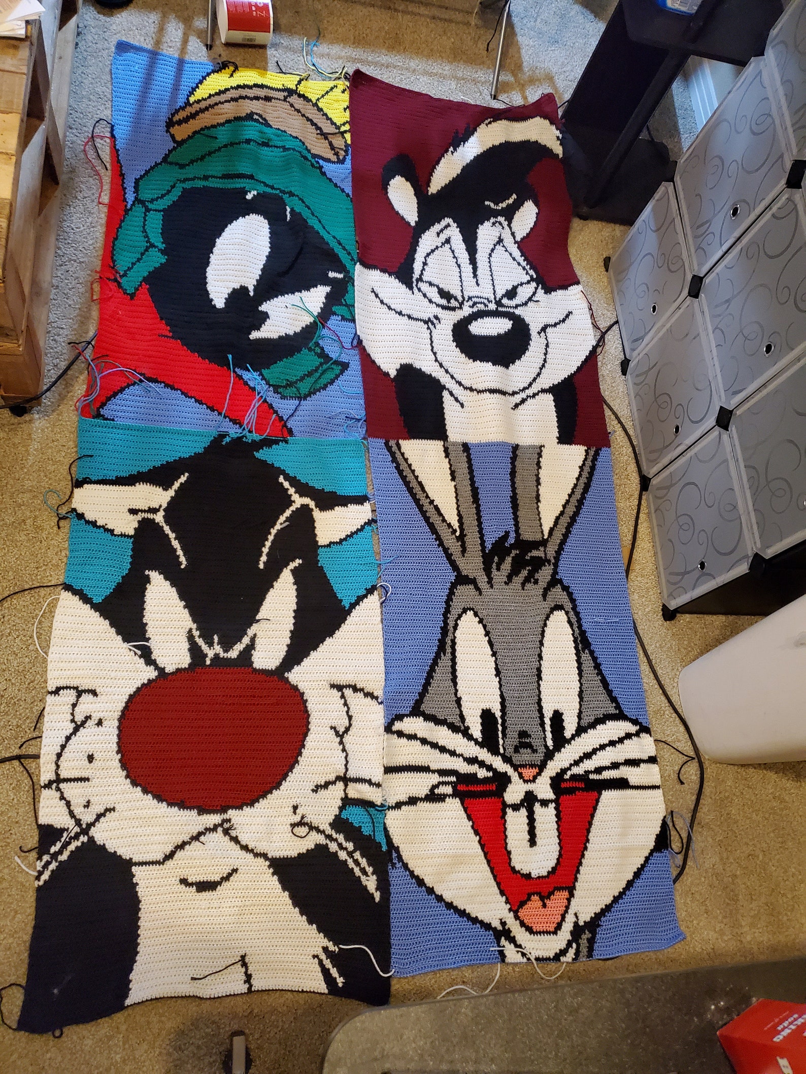 Looney Tunes Graphghan PATTERNS ONLY Bundle With Written - Etsy