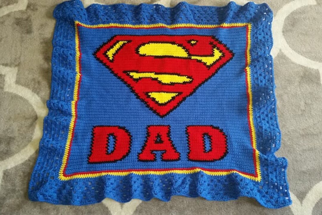 Super DAD Graph PATTERN ONLY With Written Instruction - Etsy