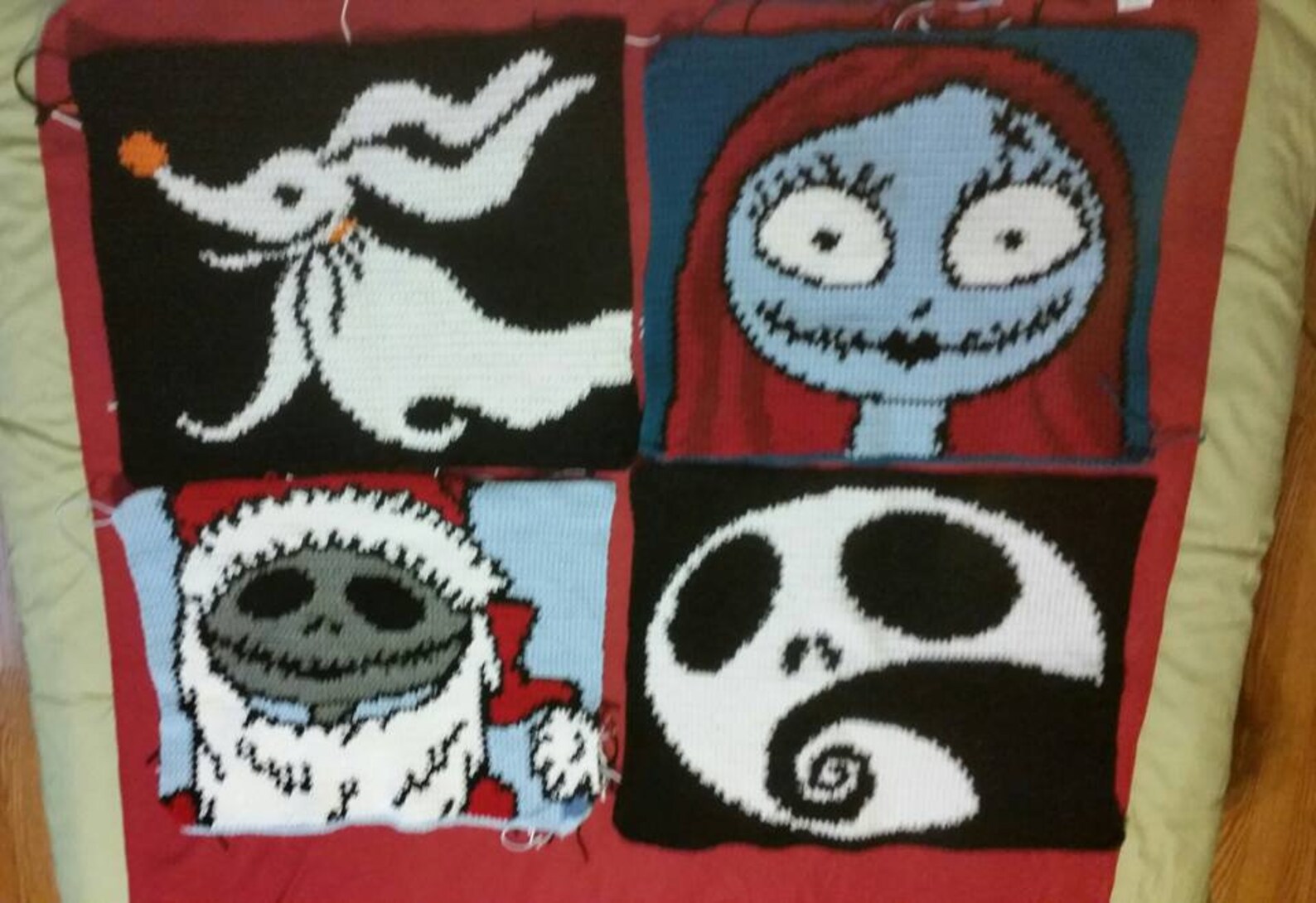 Nightmare Before Christmas Graphghan PATTERN ONLY Bundle With Written ...