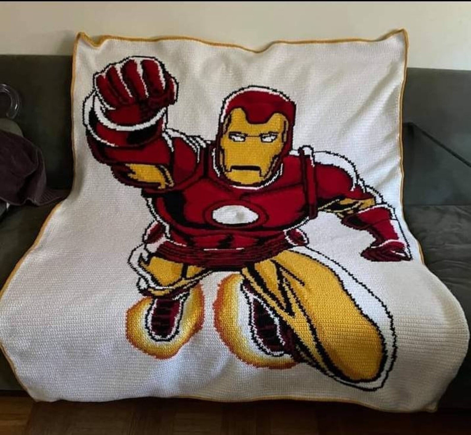 Iron Man Graph PATTERN ONLY With Written Instruction - Etsy
