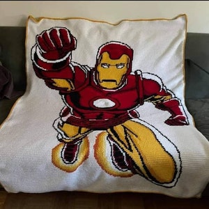 Iron Man Graph PATTERN ONLY With Written Instruction - Etsy