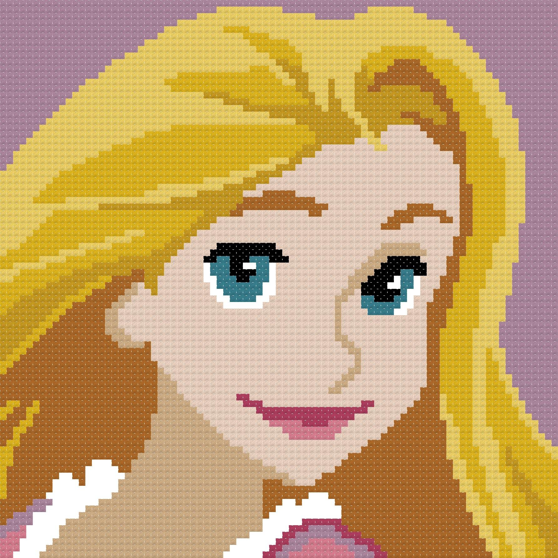 Rapunzel Graph PATTERN ONLY With Written Instruction - Etsy
