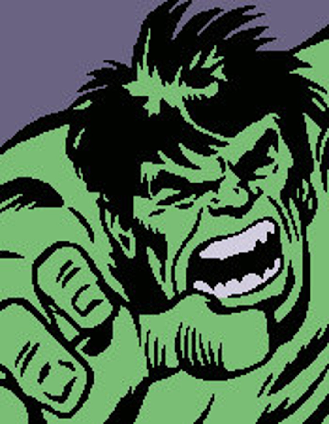 Hulk Graphghan PATTERN ONLY With Written Instructions - Etsy
