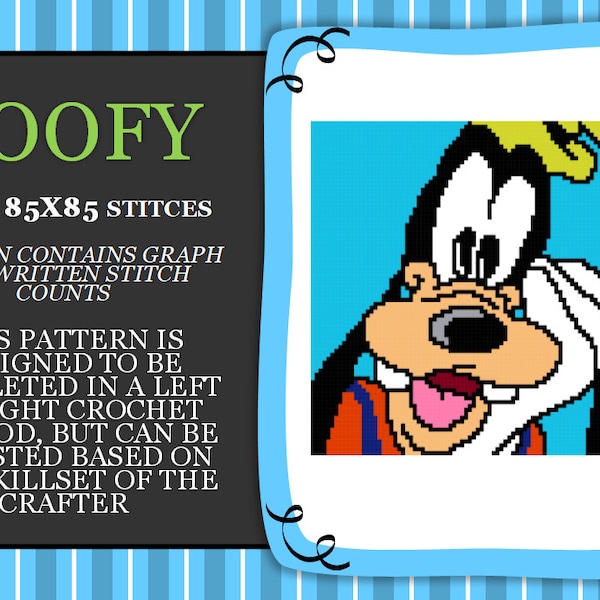 Crochet Goofy Pattern - Etsy