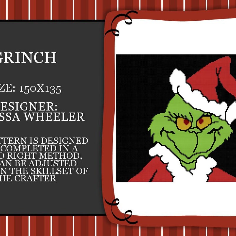 Grinch Crochet Pattern - Etsy
