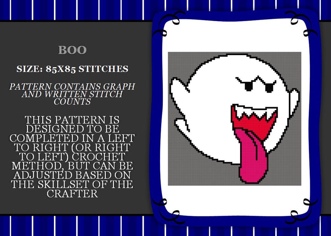 Ghost Graph PATTERN ONLY With Written Stitch Counts - Etsy