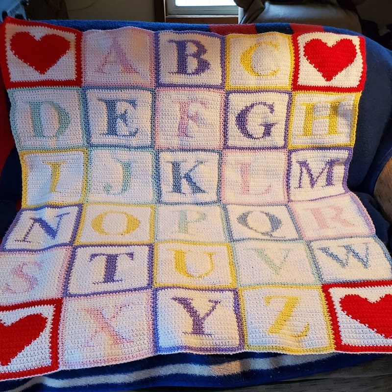 Abc and 123 Pattern - Etsy