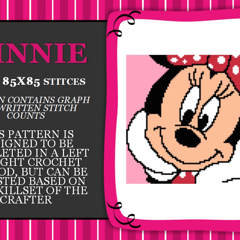 Mickey Mouse Granny Square - Etsy