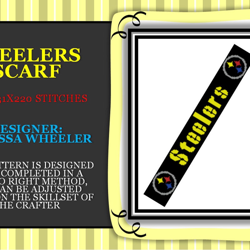 Steelers Crochet Pattern - Etsy