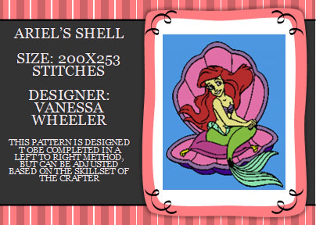 Ariel Graph PATTERN ONLY With Written Stitch Counts - Etsy