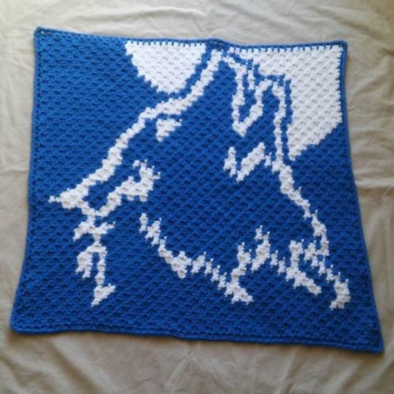 Wolf Howling Graph PATTERN ONLY With Written Instruction | Etsy