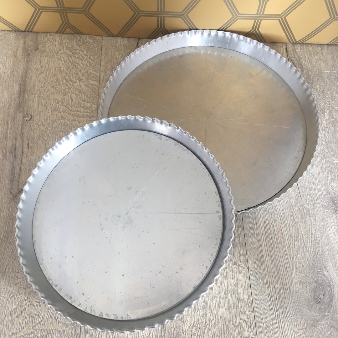 Flan or Tart Tin - Loose Bottomed Fluted or Crimped Edge Baking Pans ...