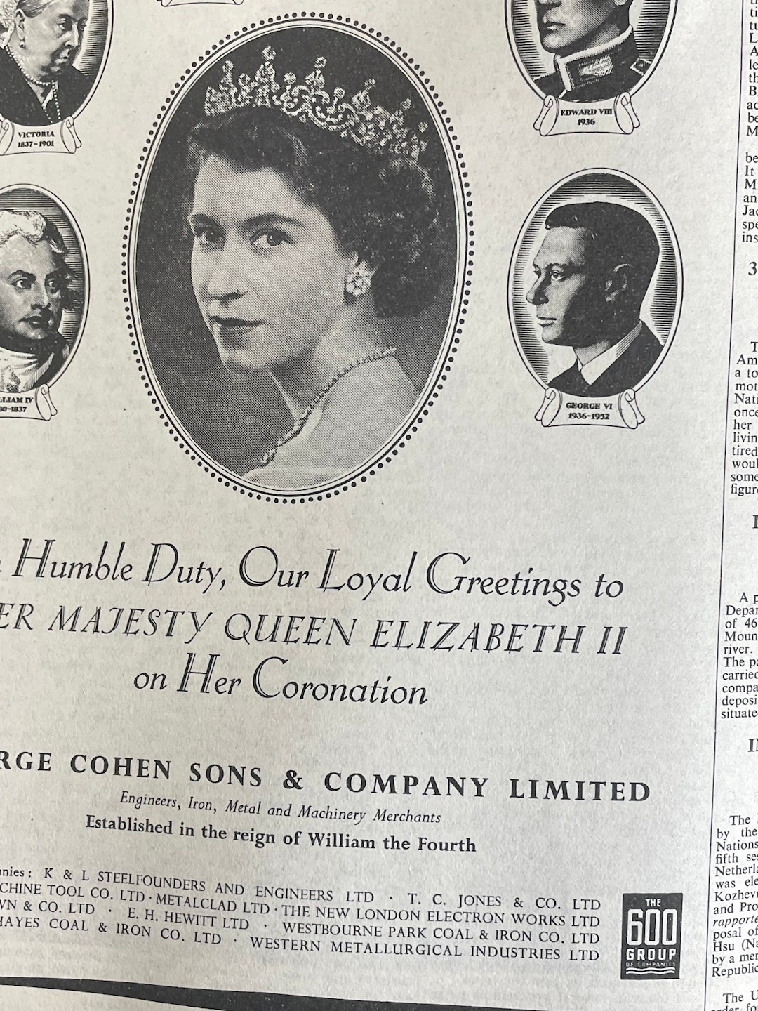 Queen Elisabeth II Royal Memorabilia Royal Mint Times Newspaper From ...