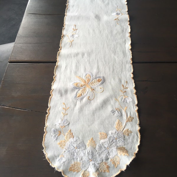 Peach Table Runner - Etsy