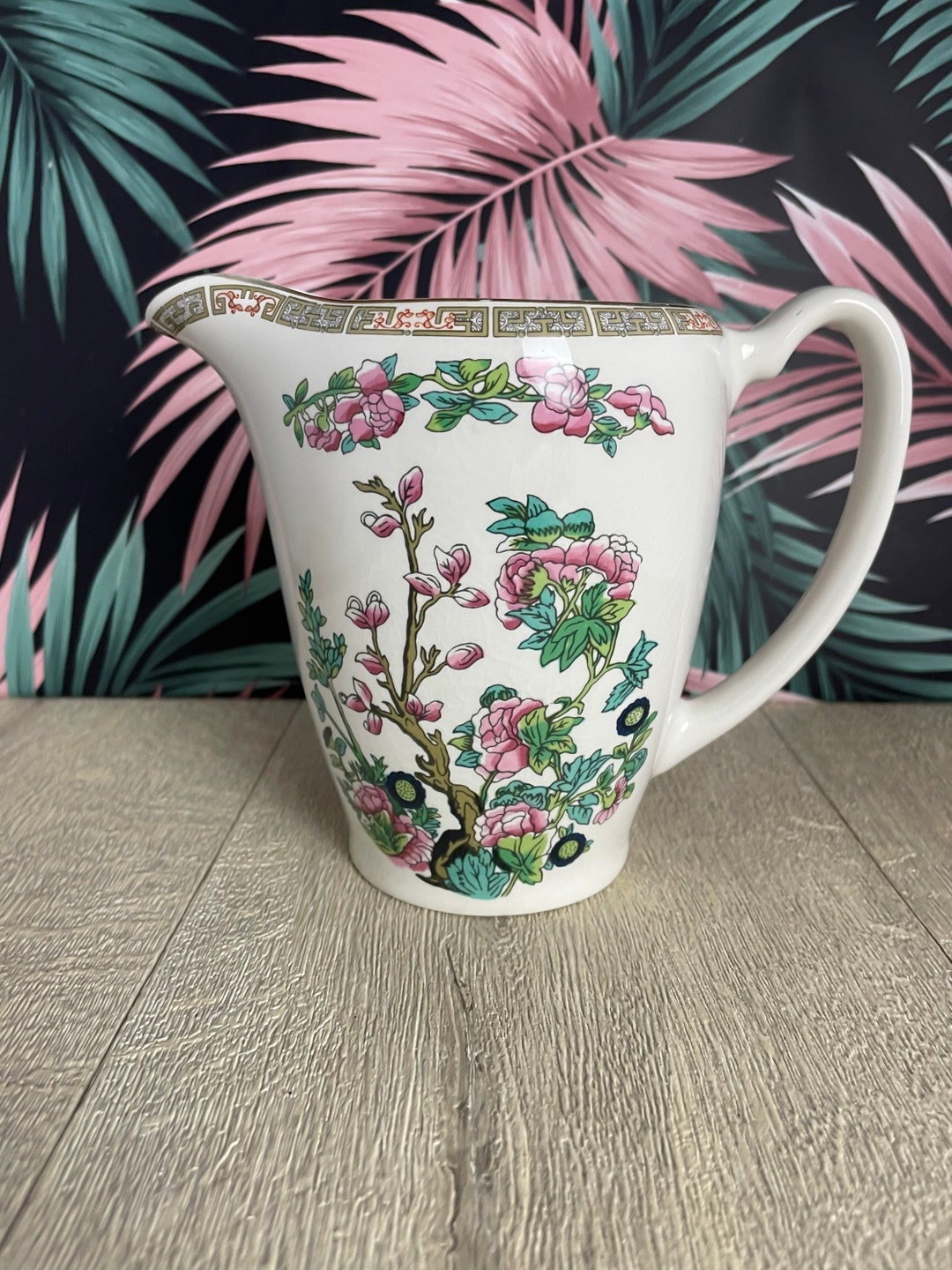 Indian Tree Large Ceramic Water Jug / Juice Pitcher From Lord Nelson ...