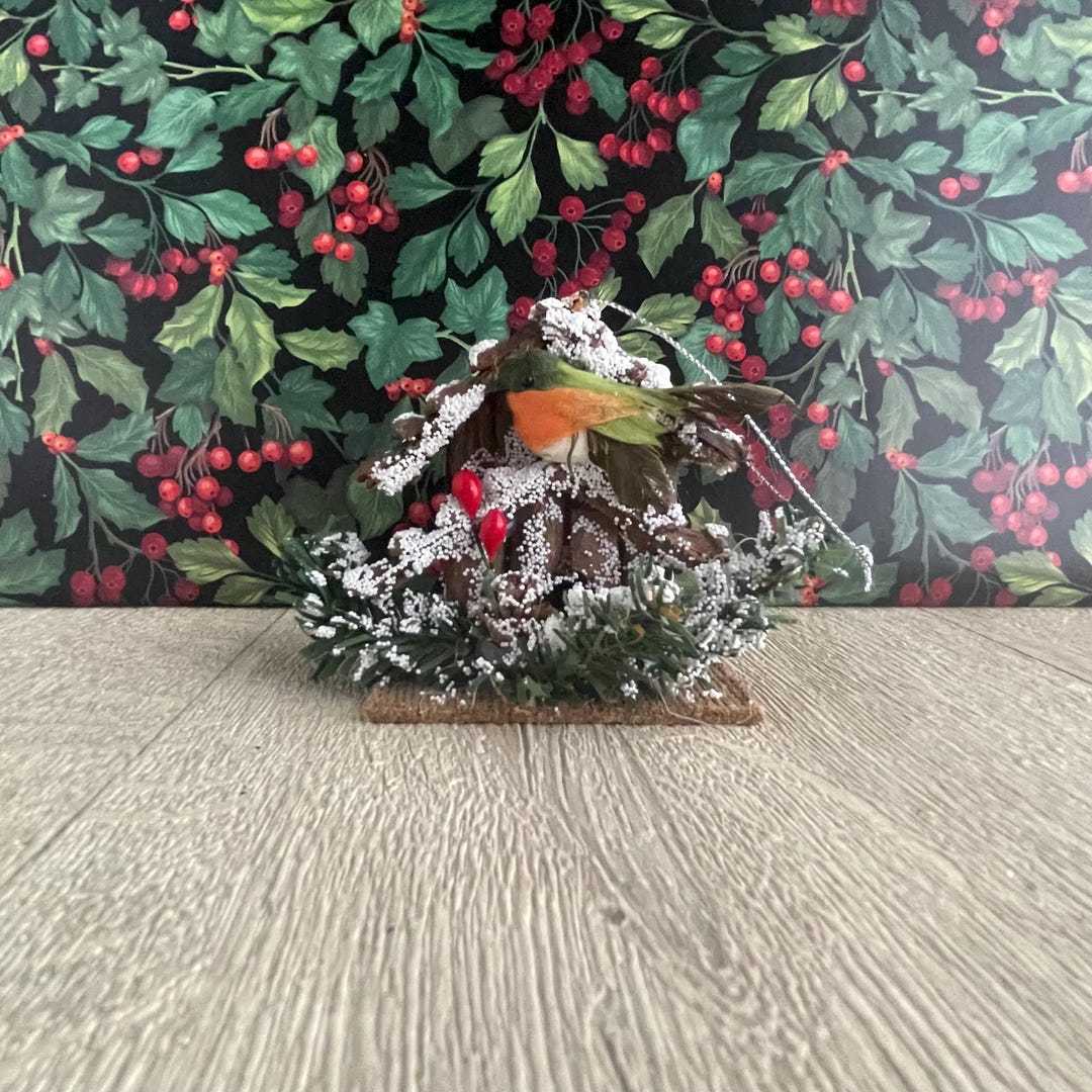 Rustic Birdhouse Bauble – Woodland Cottagecore Christmas Decoration - Etsy