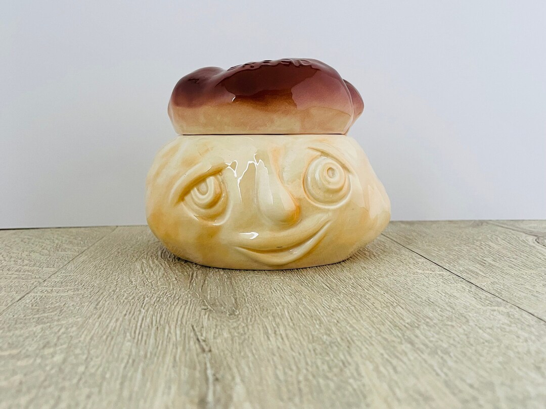 Sylvac Bread Sauce Face Pot 4557 Retro Ceramic Ugly Face Vintage ...