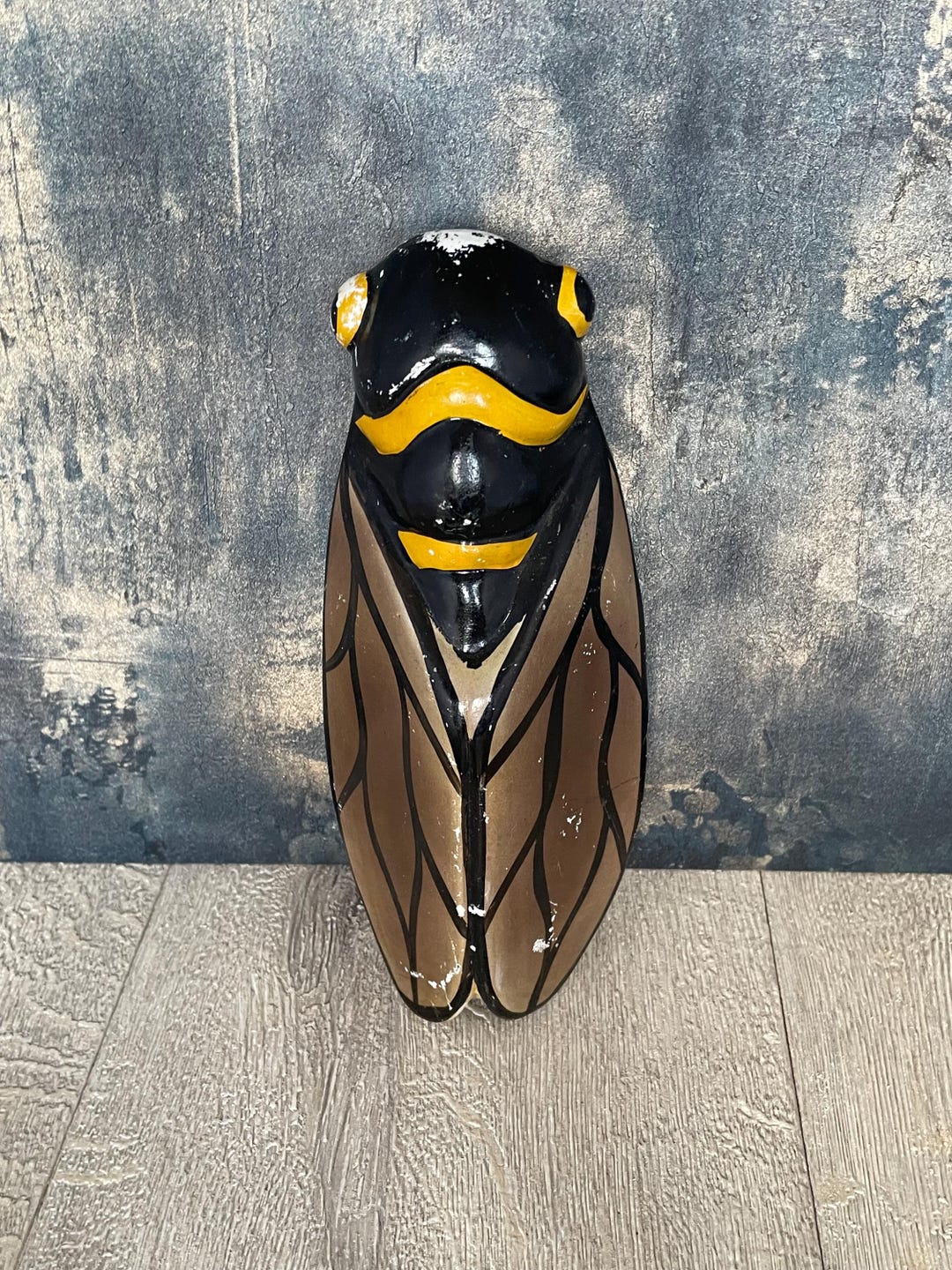 Art Deco Cicada Wall Pocket – Ceramic Vase, Vintage Insect Decor - Etsy