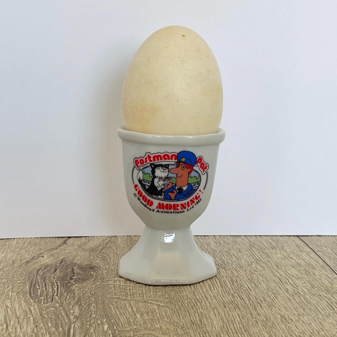 Vintage Postman Pat Good Morning Ceramic Egg Cup Ideal for Collectors ...