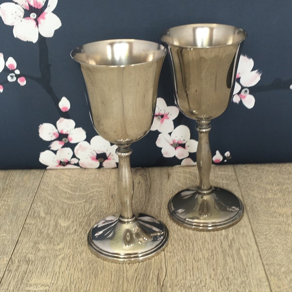 Plated Goblets - Etsy