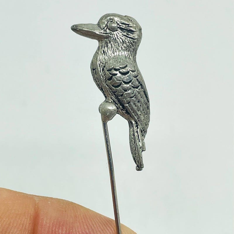 Kingfisher Pin Silver - Etsy
