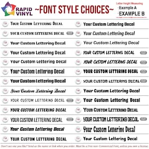 Custom Reflective Vinyl Lettering Decal Sticker Car Van Truck Trailer ...